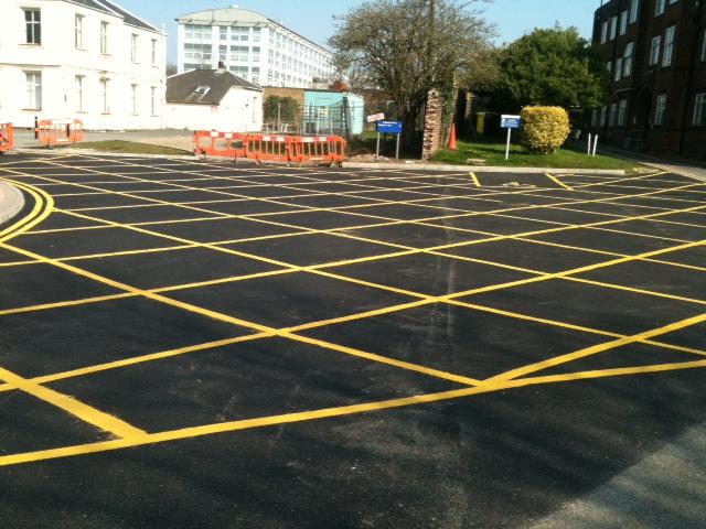 Thermoplastic Road Markings London & Reigate | UK Surfacings Ltd