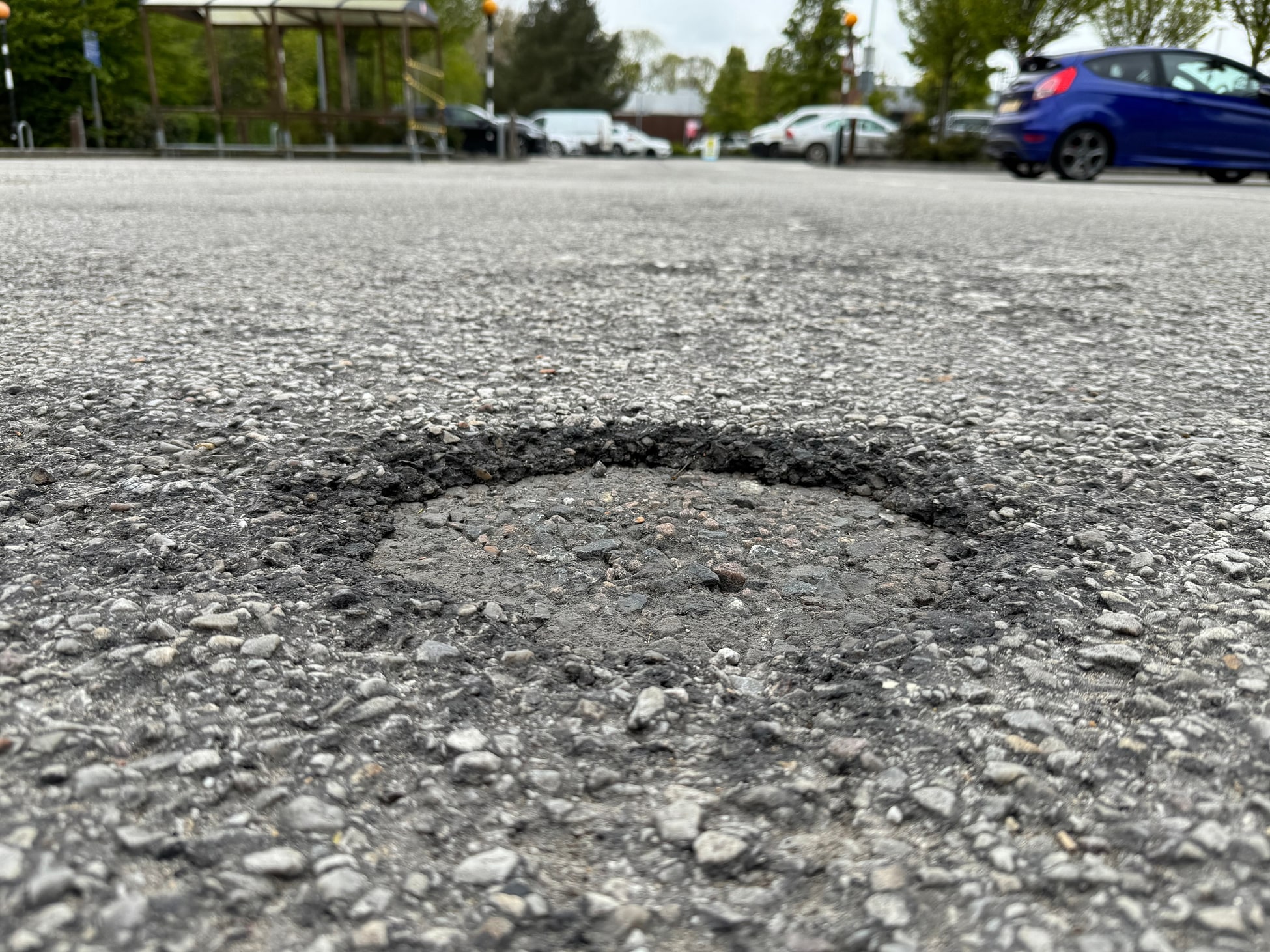Pothole repairs for car parks